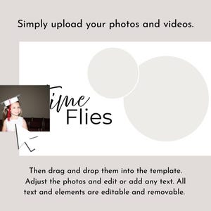 Graduation Slideshow Canva Template: Editable Video Presentation ...