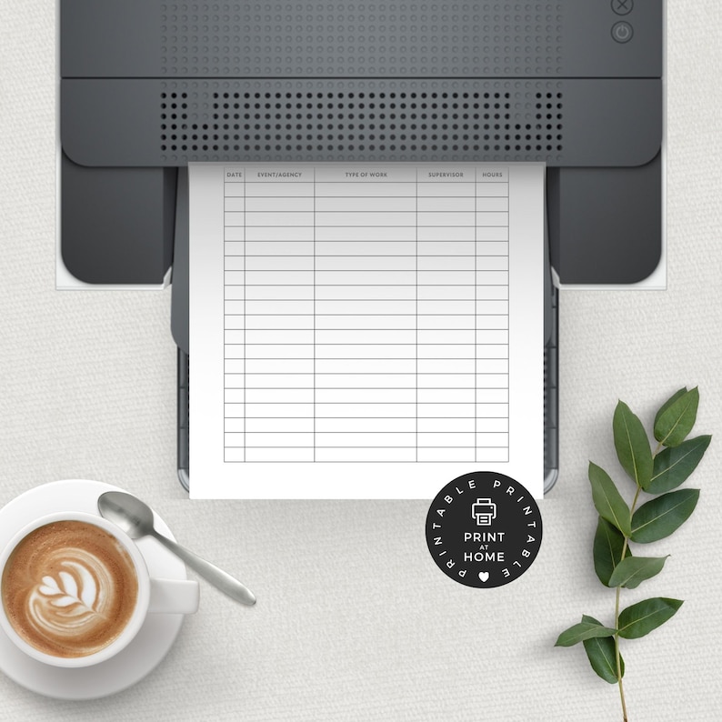 Volunteer Hours Tracker: Editable Homeschool Service Log (canva ...