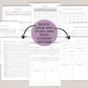Homeschool Planner for Multiple Children, Ultimate Home School Mom ...