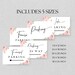Funeral Parking Sign Canva Template: Pink Floral Memorial Decor ...