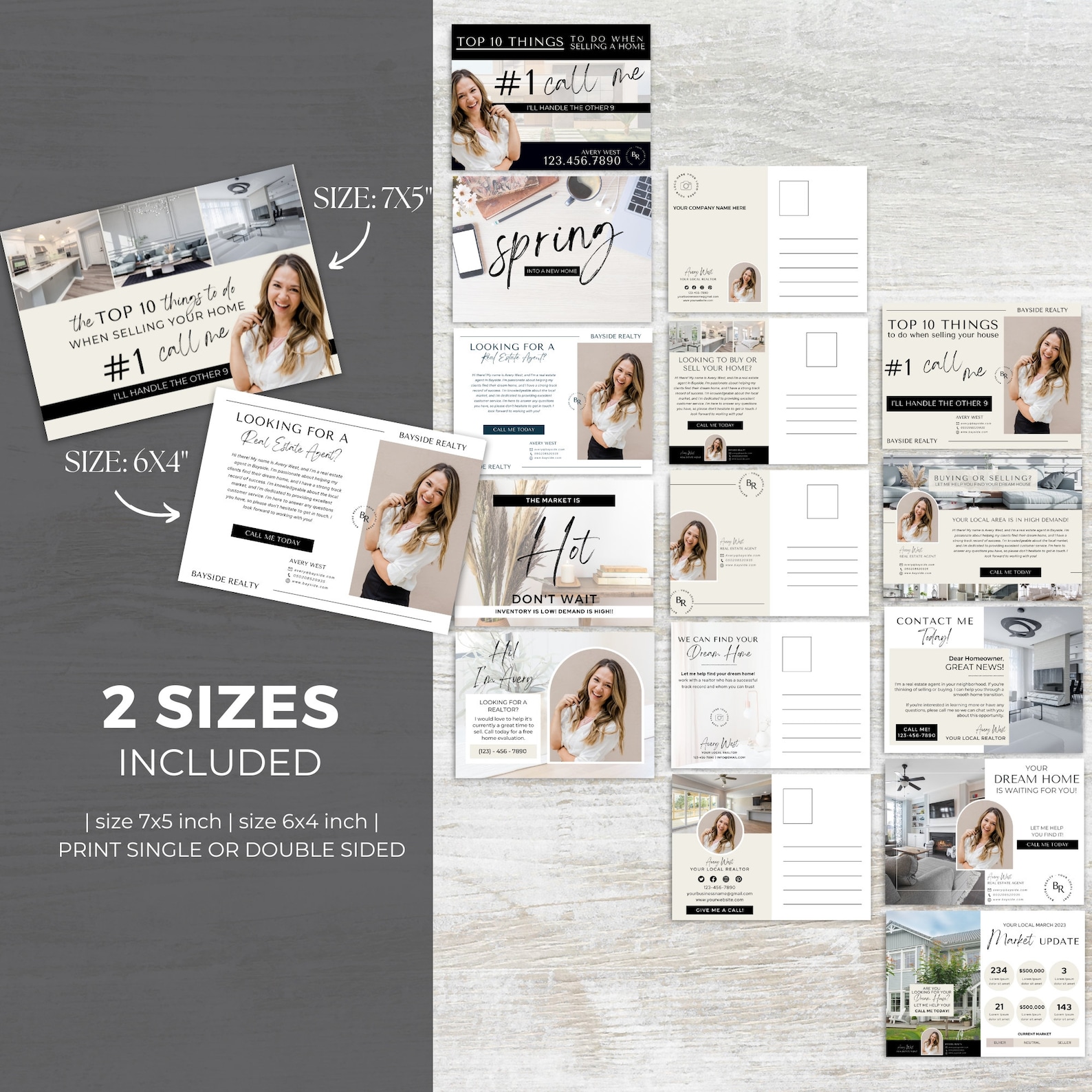 Real Estate Hello Neighbor Postcards | Real Estate Farming | Realtor ...