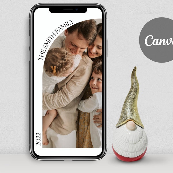 Digital Photo Card Template - Etsy