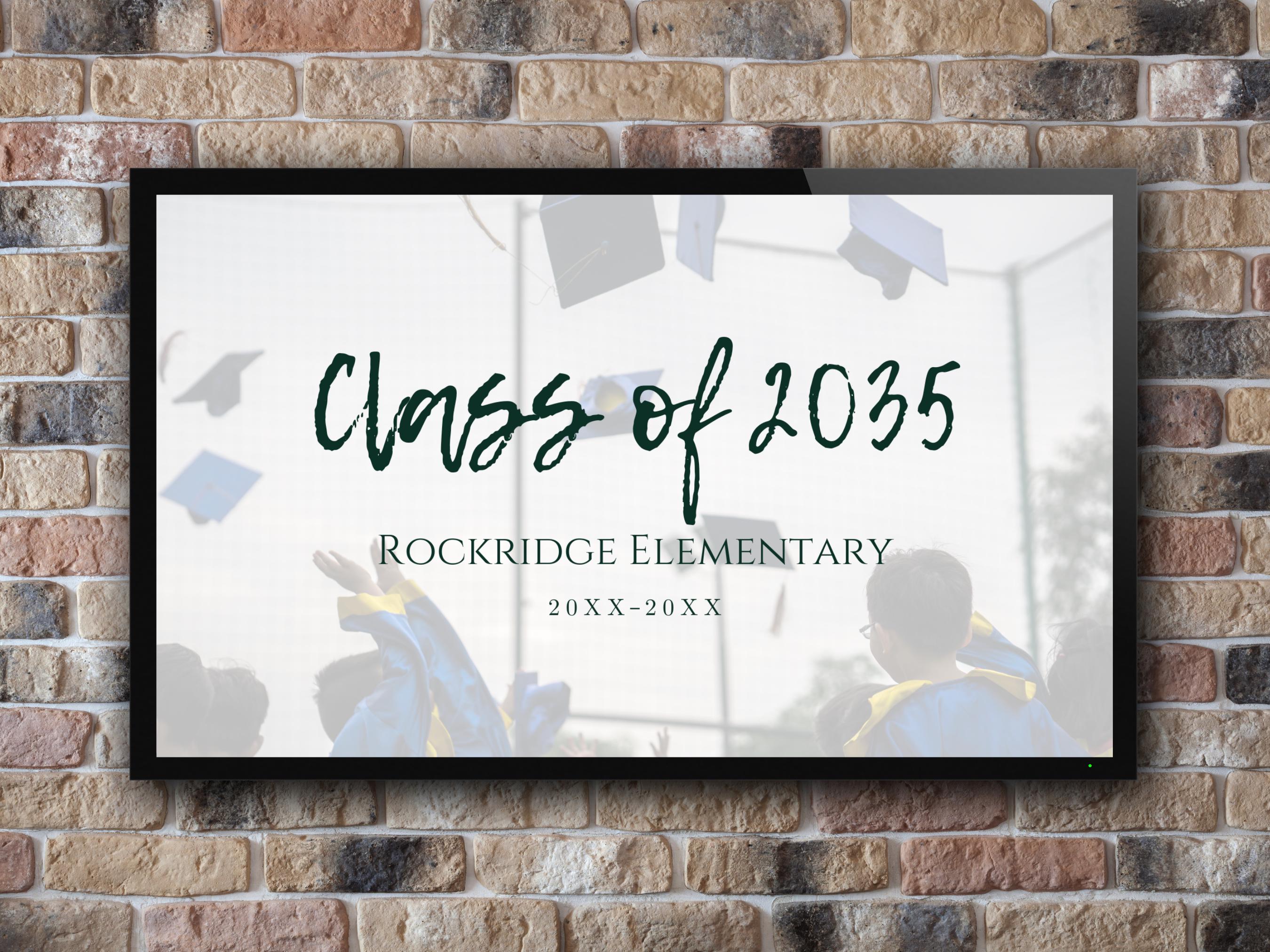 Canva Slideshow Template for Graduation, Elementary School End of Year ...