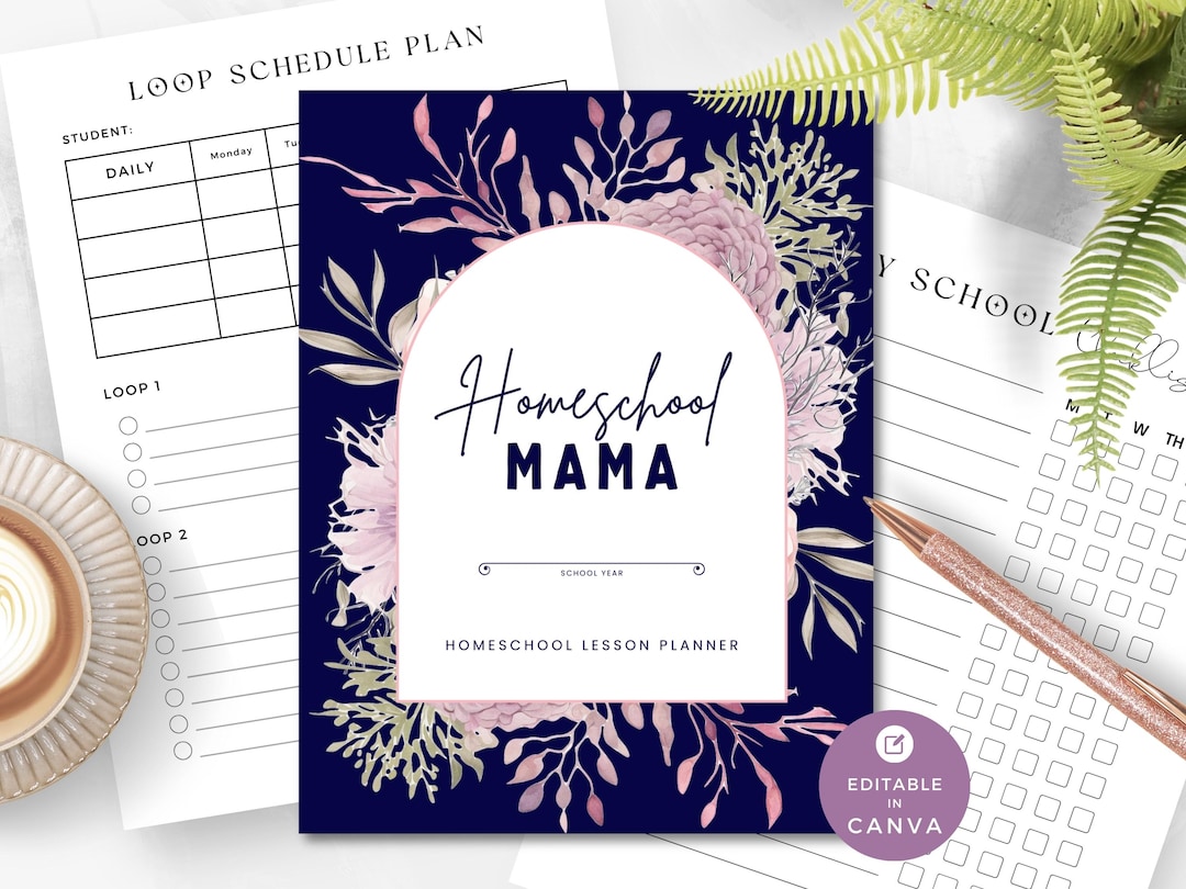Homeschool Planner for Multiple Children, Ultimate Home School Mom ...