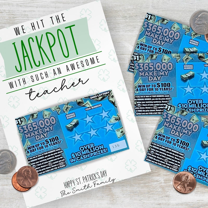 Lotto Ticket Appreciation - Etsy