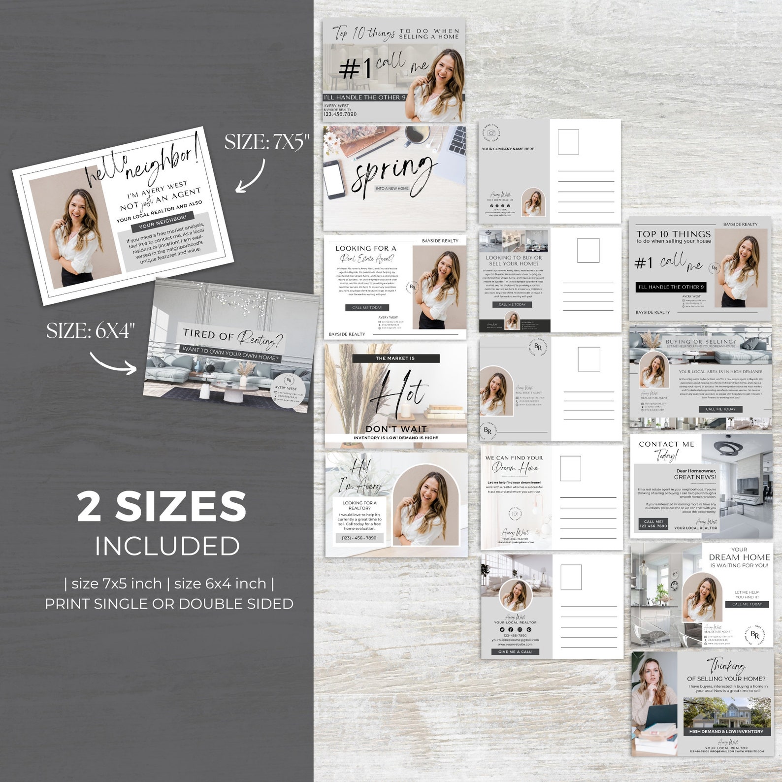 Real Estate Hello Neighbor Postcards | Real Estate Farming | Realtor ...