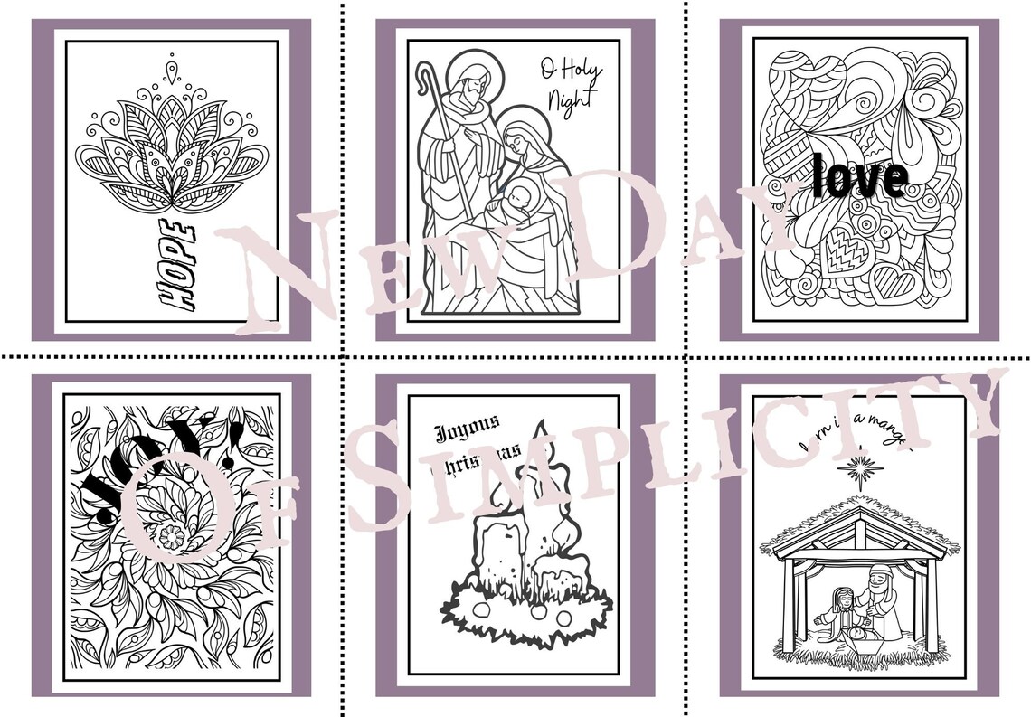 Printable Christian Christmas Coloring Pages | Christian Coloring Page ...