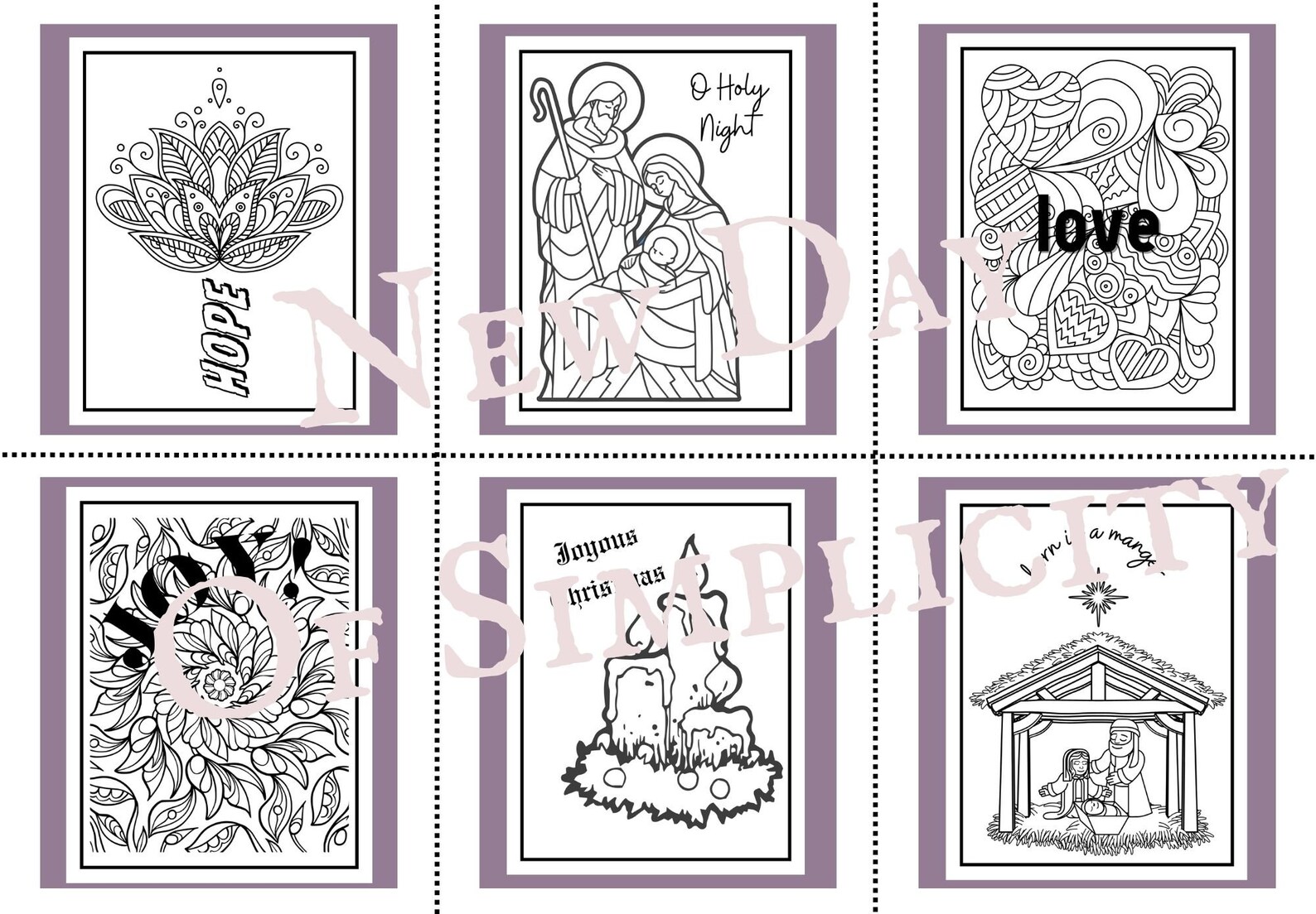 Printable Christian Christmas Coloring Pages | Christian Coloring Page ...