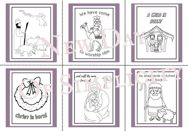 Printable Christian Christmas Coloring Pages | Christian Coloring Page ...