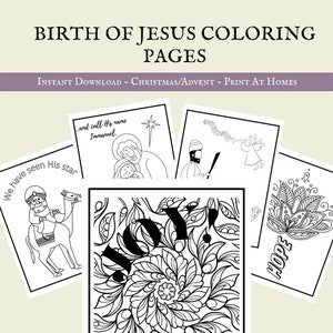Printable Christian Christmas Coloring Pages | Christian Coloring Page ...