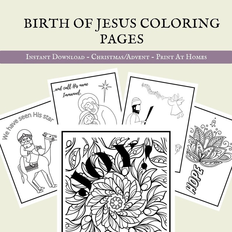Printable Christian Christmas Coloring Pages | Christian Coloring Page ...
