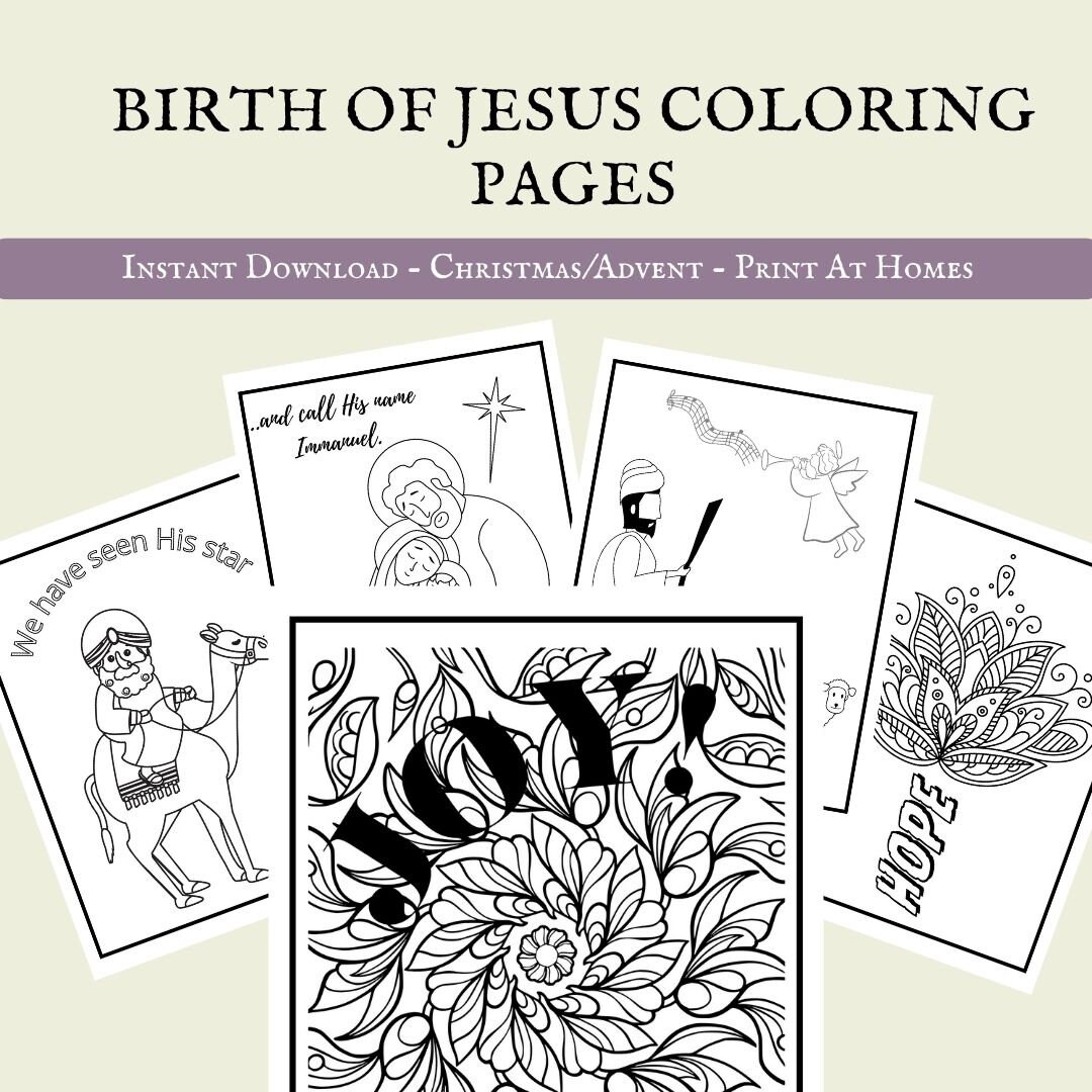 Printable Christian Christmas Coloring Pages | Christian Coloring Page ...