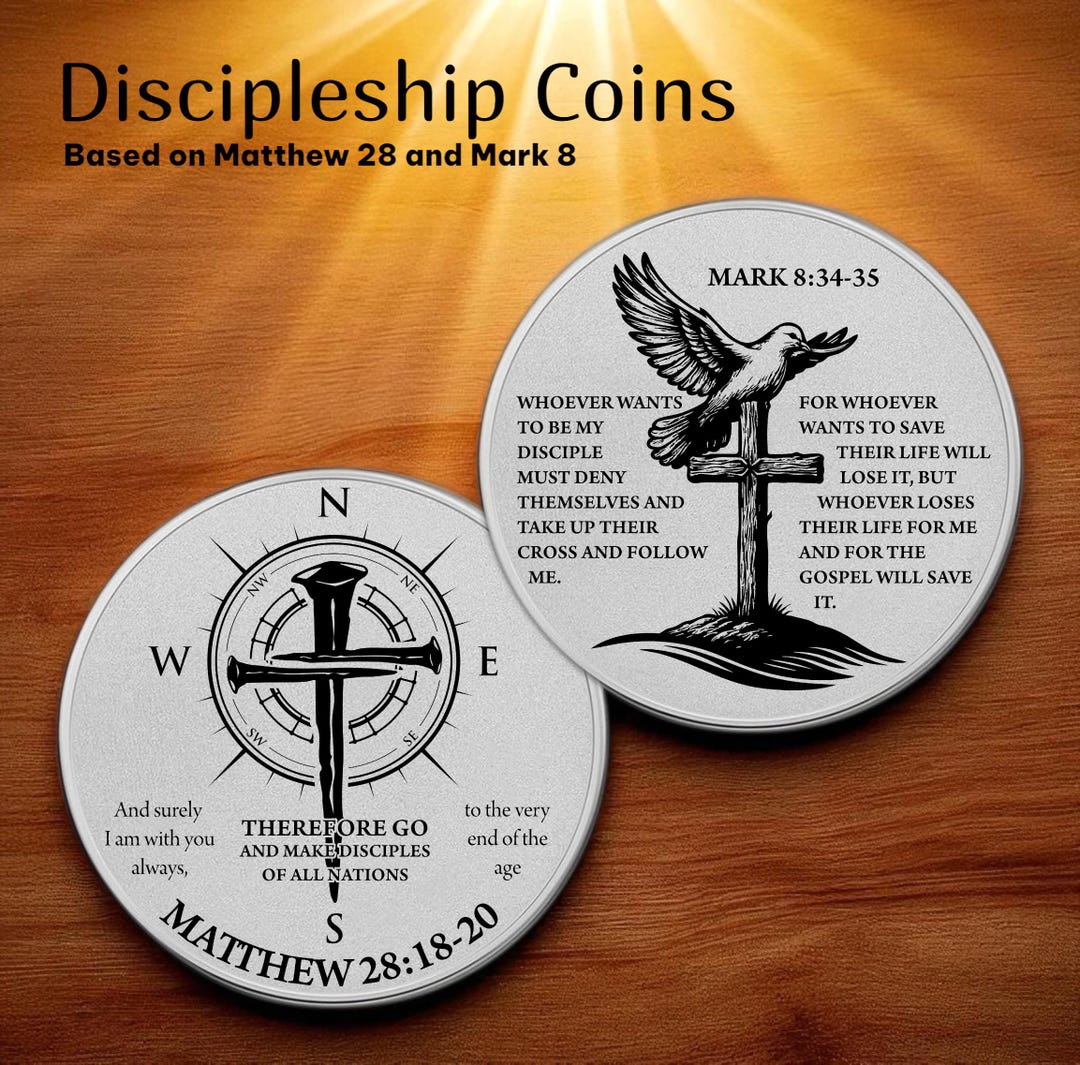 Discipleship Challenge Coin – Great Commission; Christian Gift - Etsy