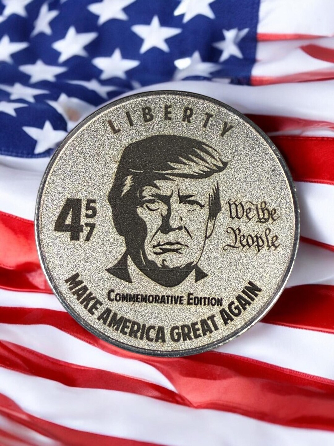 Donald Trump Commemorative Challenge Coin - Conservative Gift - Etsy