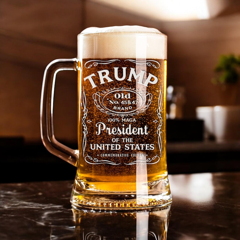 Trump Drinking Glass - Etsy