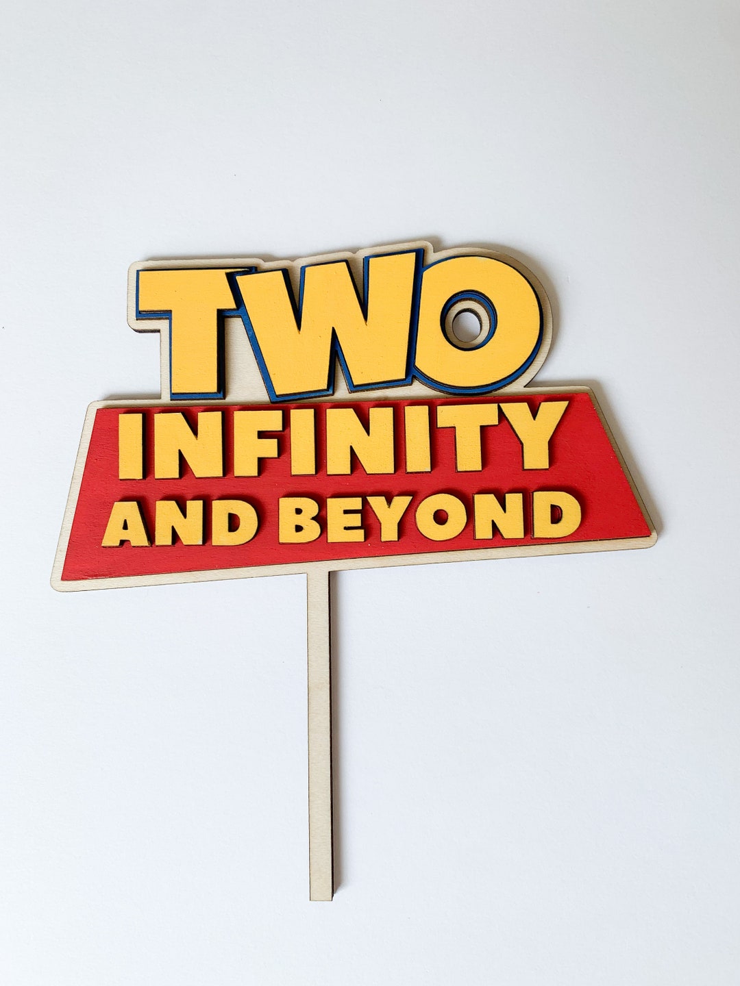 Two Infinity and Beyond Cake Topper Cake Topper Second - Etsy