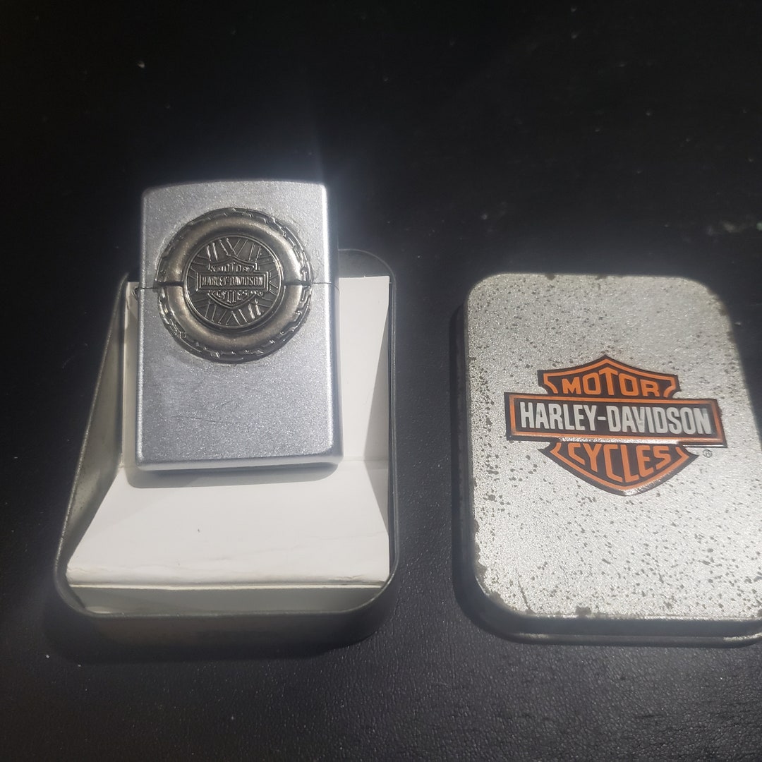 Vintage harley Davidson , Zippo Lighter - Etsy