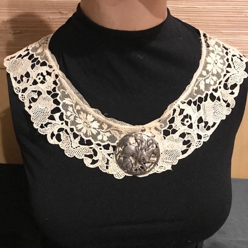 Antique Lace Collar - Etsy