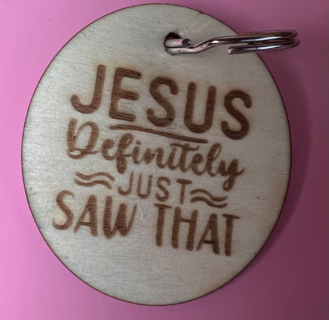 Wood Engraved Keychain - Etsy