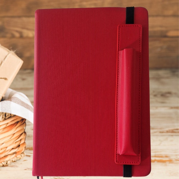 Red Leather Journal - Etsy