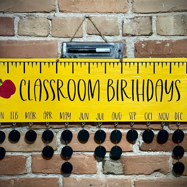 Classroom Birthday Board (Just for you!) - Etsy