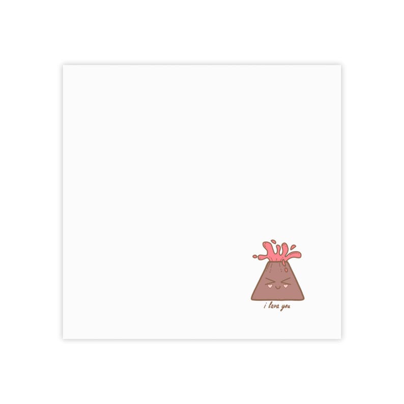 Happy Face Lava Post-it® Note Pads, Whimsical, Hand Drawn Illustration ...
