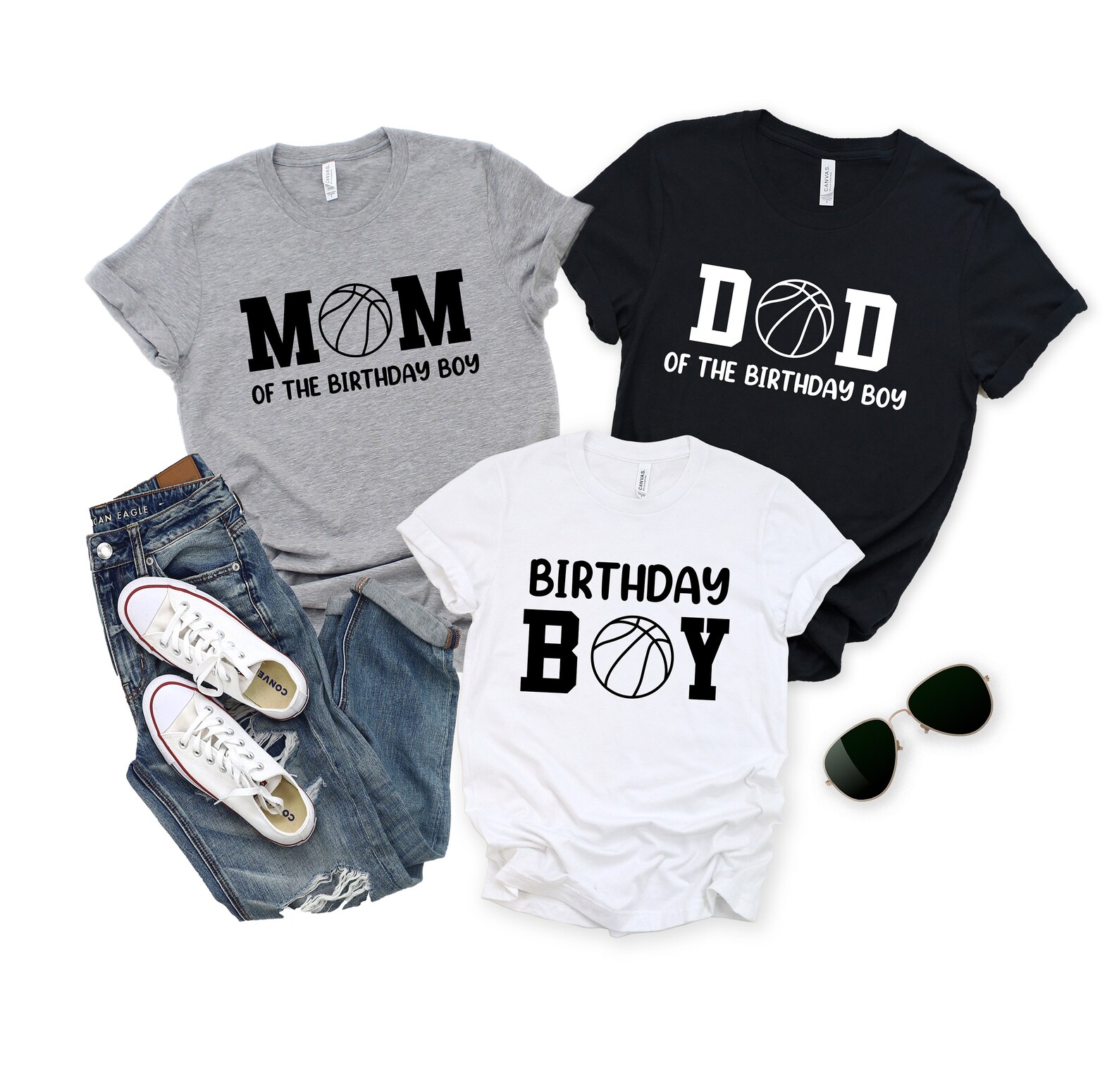 Basketball Birthday Shirt, Matching Basketball Birthday Shirt, Birthday ...