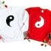 Yin Yang Sweatshirt Hoodie, Matching Couple Sweatshirt, Valentine's Day ...