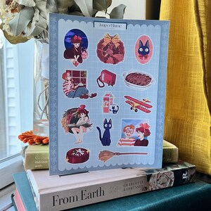 Kiki's Delivery Service Sticker Sheet Anime Stickers, Art for Water ...