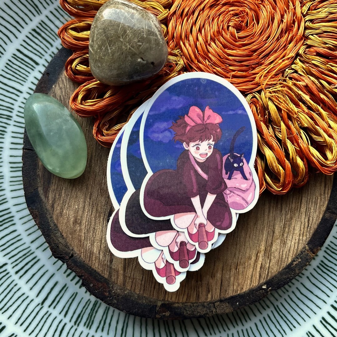 Adventure Kiki's Delivery Service Sticker Anime Stickers, Art for Water ...