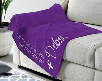 Pancreatic Cancer Blanket - Etsy