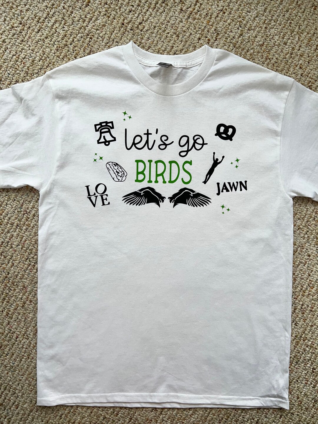 Go Birds Shirt Football Shirt Philly Tshirt Philadelphia - Etsy