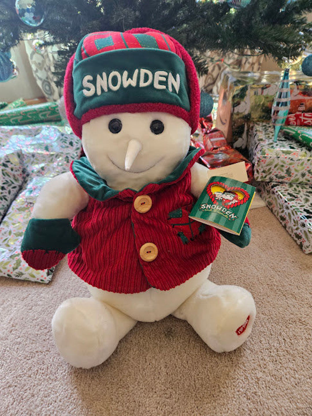 1998 Target Snowden & Friends 22 Christmas Snowman Plush-perfect ...