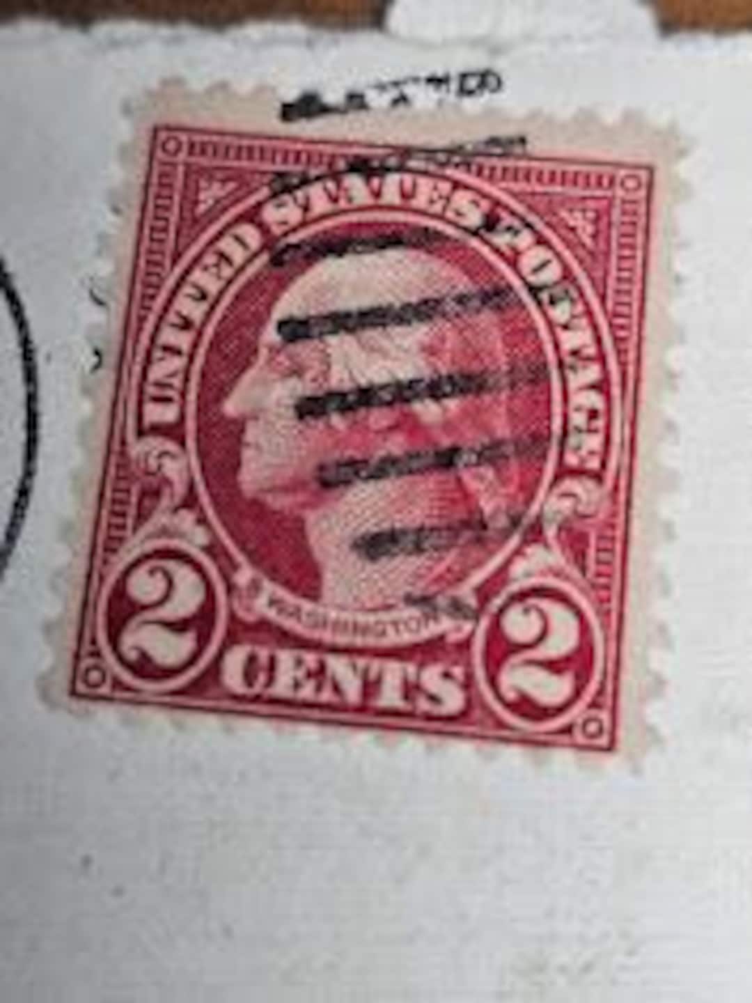 George Washington Red 2 Cent Stamp 1928 - Etsy