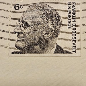 Franklin Roosevelt Stamps on Envelopes 1970's - Etsy