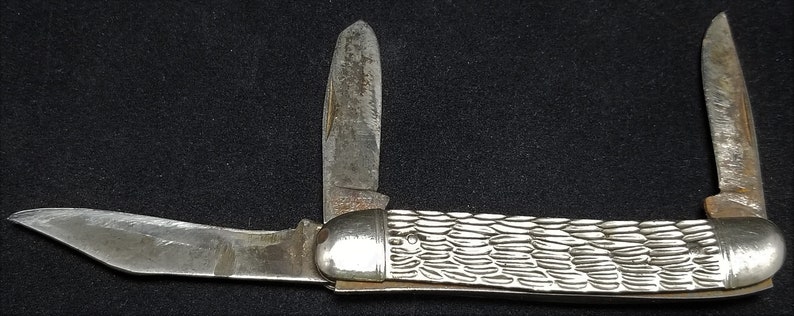 Vintage Imperial Pocket Knife 1956-1988 All Metal Silver - Etsy