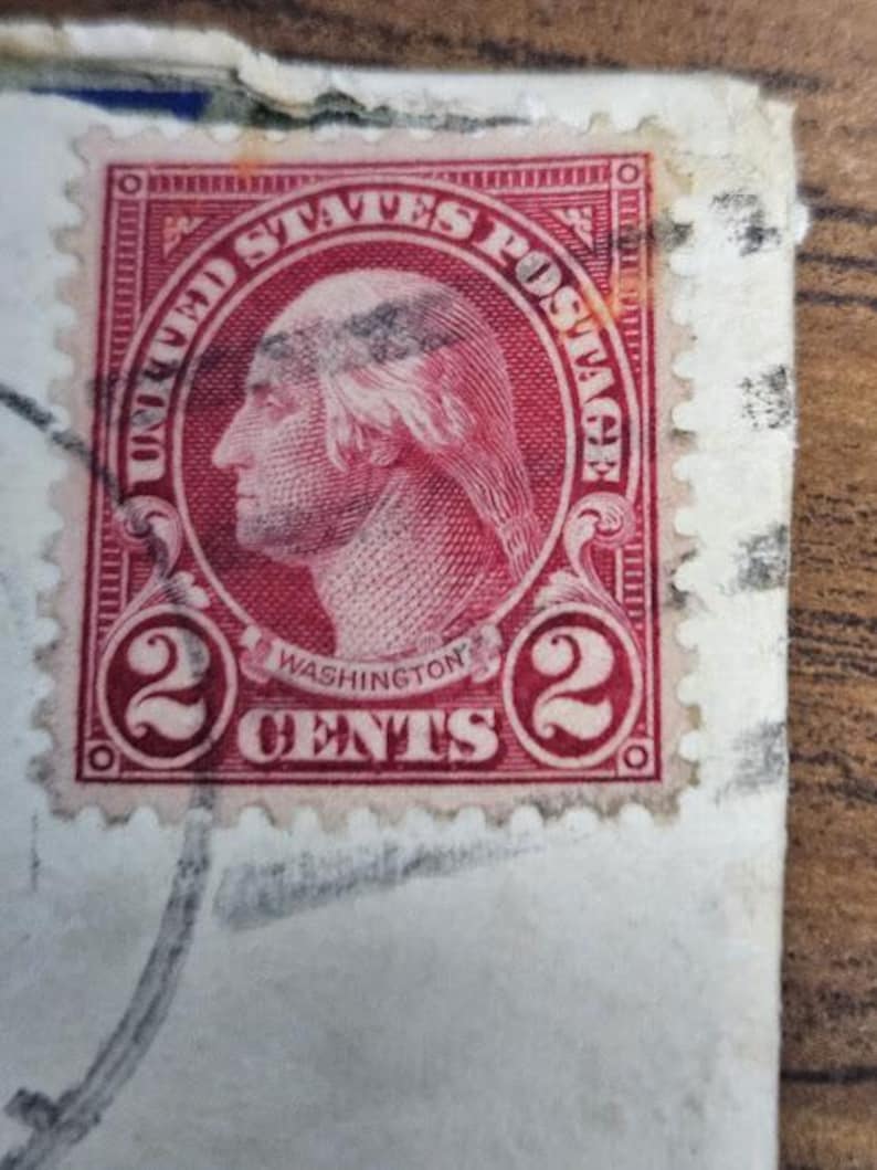 George Washington Red 2 Cent Stamp 1928 - Etsy