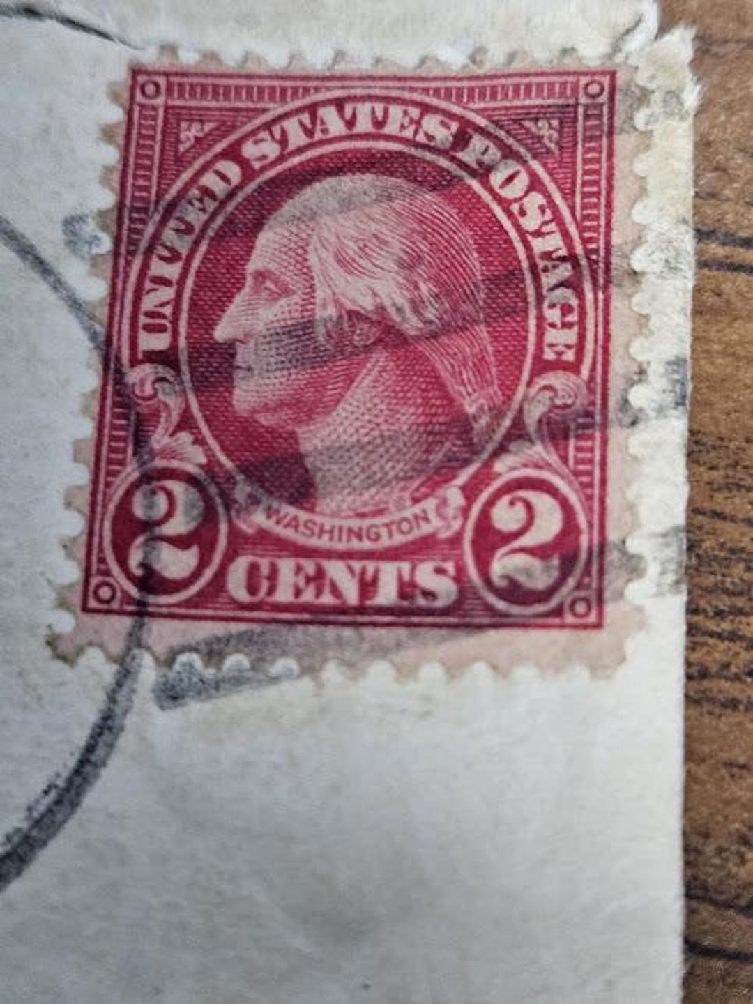 George Washington Red 2 Cent Stamp 1928 - Etsy