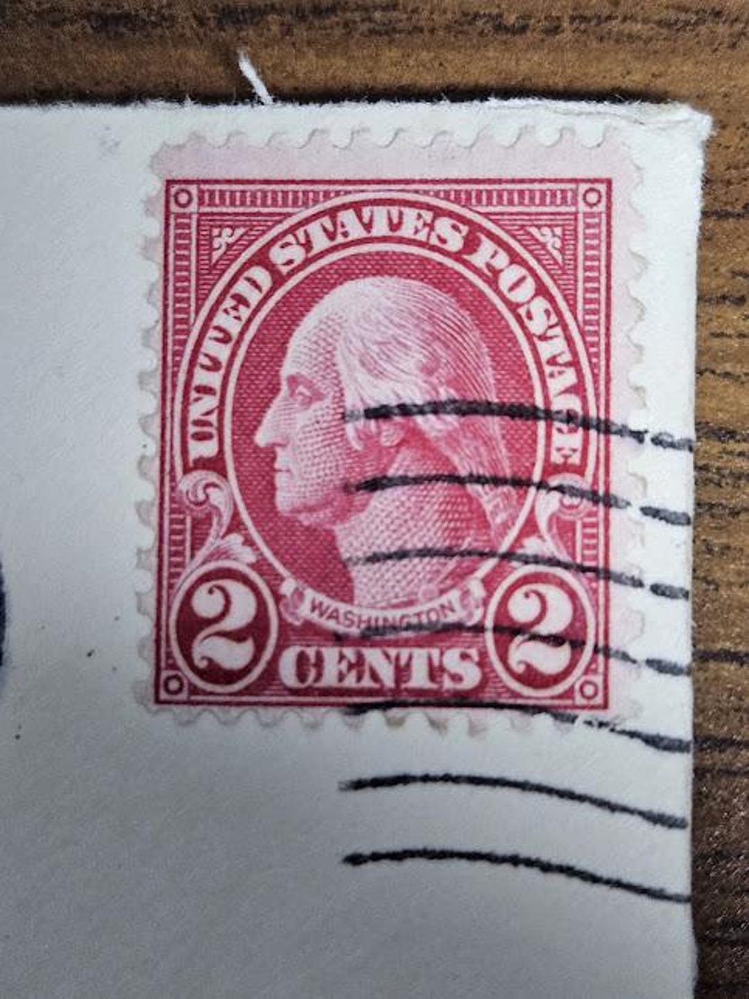 George Washington Red 2 Cent Stamp 1935 - Etsy