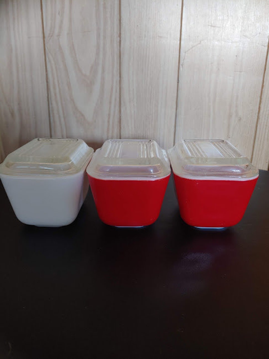 Vintage Pyrex Fridgie Dishes - 0501, 0502 and 0503 With Lids - Etsy