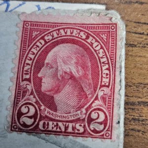 George Washington Red 2 Cent Stamp 1928 - Etsy