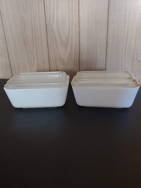 Vintage Pyrex Fridgie Dishes - 0501, 0502 and 0503 With Lids - Etsy