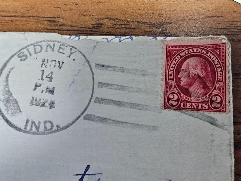 George Washington Red 2 Cent Stamp 1928 - Etsy