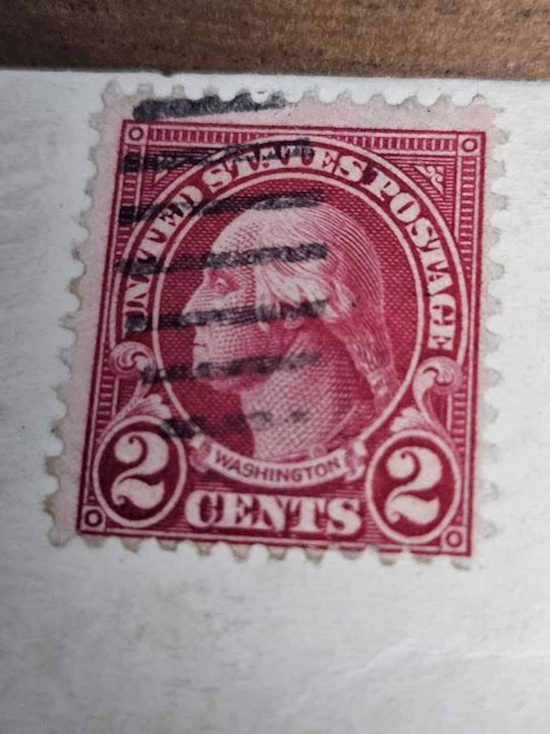 George Washington Red 2 Cent Stamp 1928 - Etsy