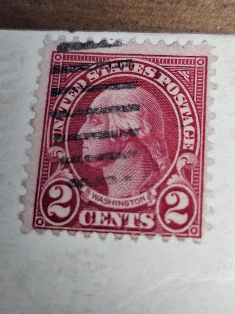George Washington Red 2 Cent Stamp 1928 - Etsy