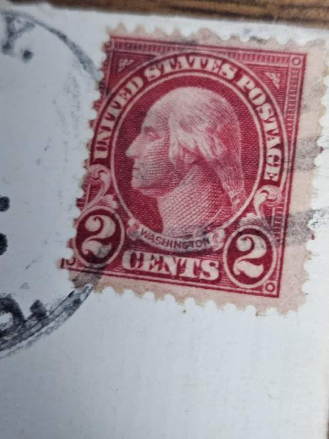 George Washington Red 2 Cent Stamp 1928 - Etsy