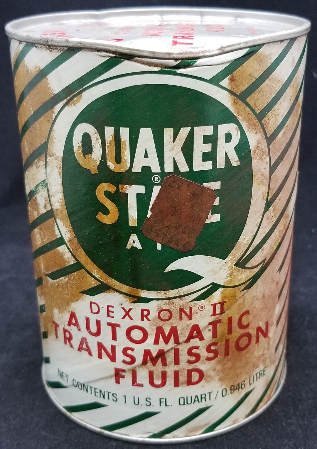 Vintage 1970s 1980s Quaker State 1 Quart Automatic Transmission Fluid ...
