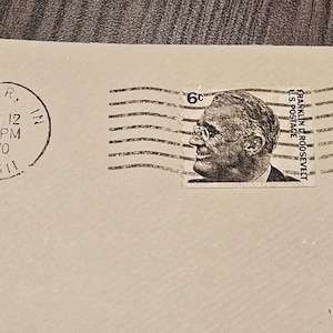 Franklin Roosevelt Stamps on Envelopes 1970's - Etsy