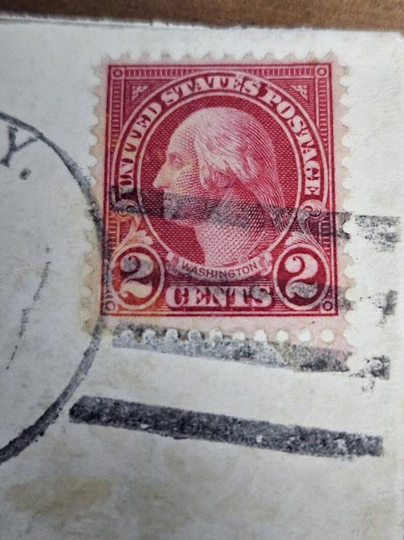 George Washington Red 2 Cent Stamp 1928 - Etsy