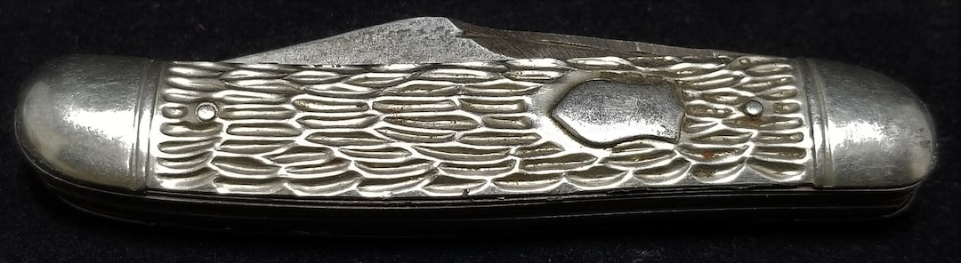 Vintage Imperial Pocket Knife 1956-1988 All Metal Silver Some Wear - Etsy